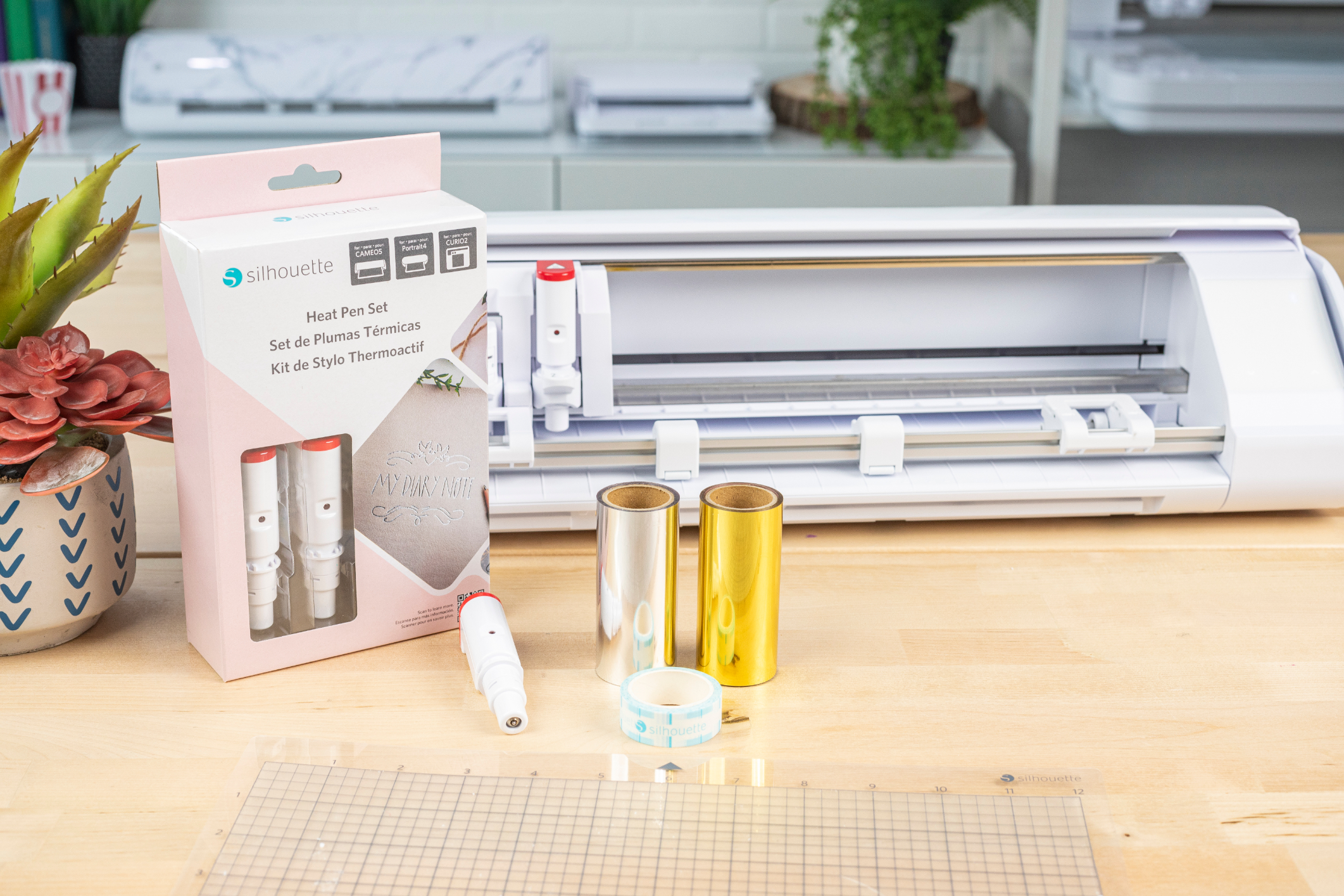 Silhouette Heat Pen Set - What is it and how to gild with a plotter ...